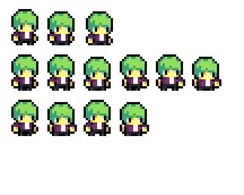 Pixel Art Sprites | Free Animated Character Asset 16x16 by Meafabulis