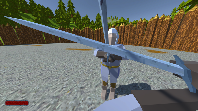 Physics-based swordfighting techdemo by MarkusSecundus