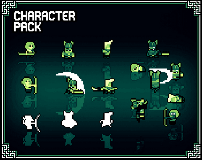 [CHARACTER PACK] RPG HEROES & ENEMIES (Animation Pack) by overboy