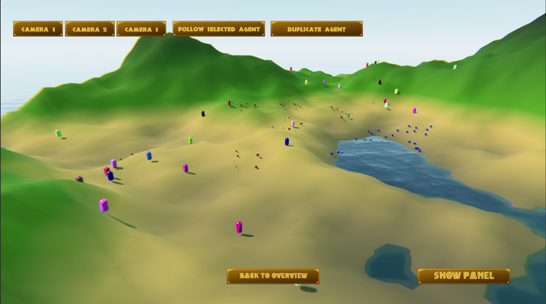 Tribe Simulator by Nayan Bhat, psikh286, Al_Kabdolov
