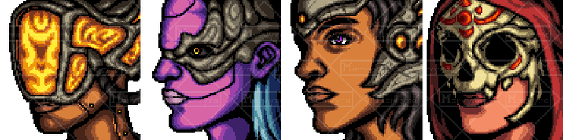 Unique Diverse Portraits 2 [96x96] by Marvyra