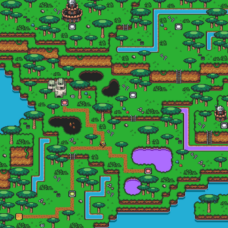 Little Robo Adventure: Map 1 by Alb_pixel Store