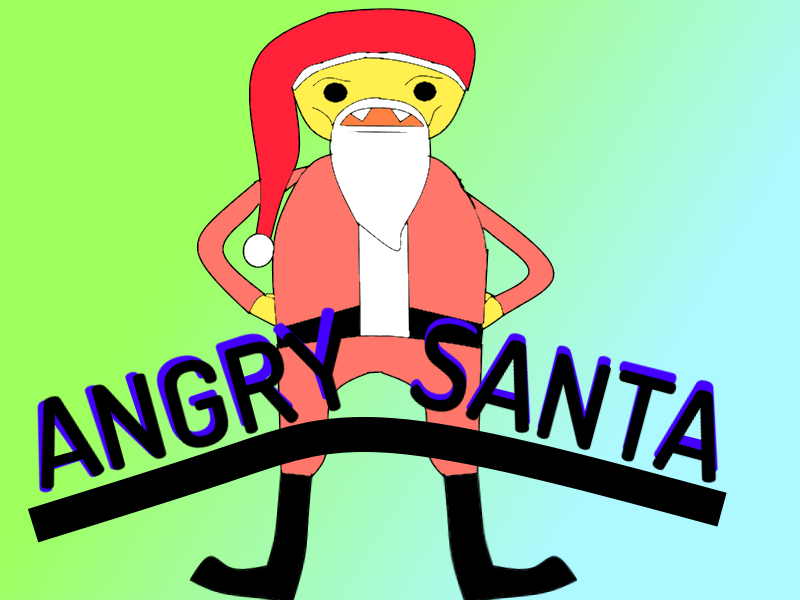Angry Santa by shaen