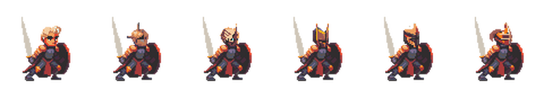 Pixel Knight & Undead - Free by Akoro