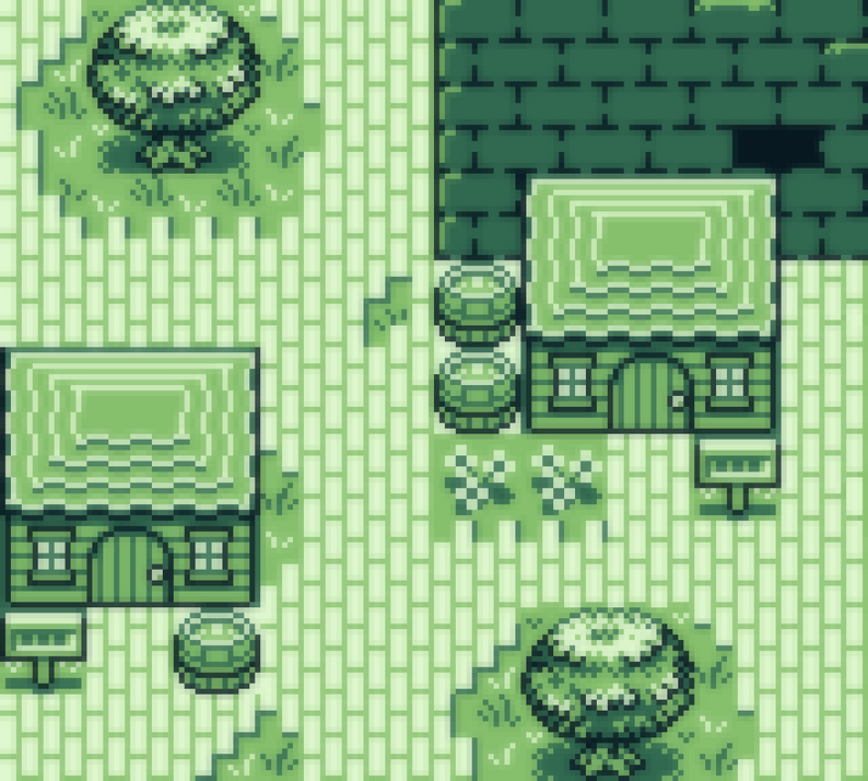 Top-Down Game Boy Tileset Pack by Kensu William