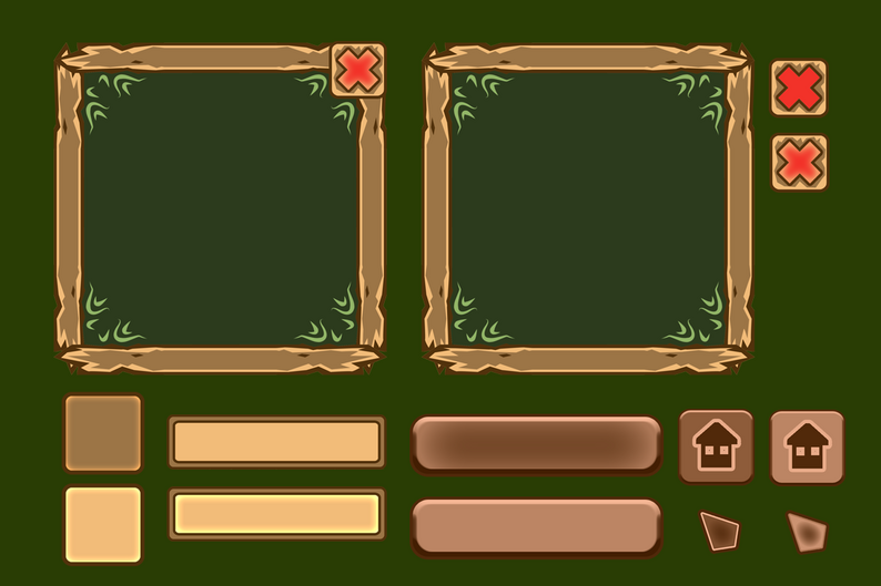 FOREST UI ASSETS by urulla2085