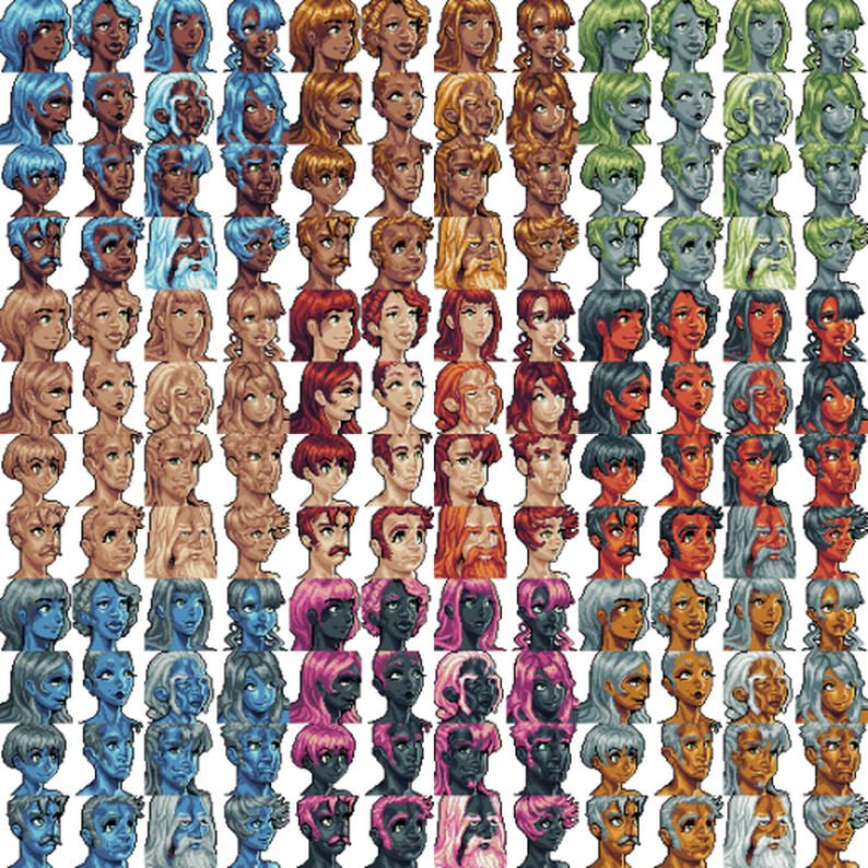 SC: Pixel Portraits 1 by SeraphCircle