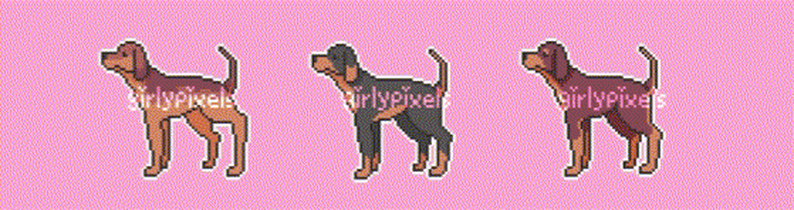Dog Sprites Mega Bundle by girlypixels