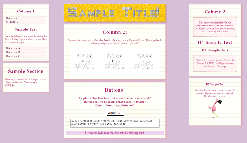 Index & Art Gallery Simple HTML Template! by roguecentaur