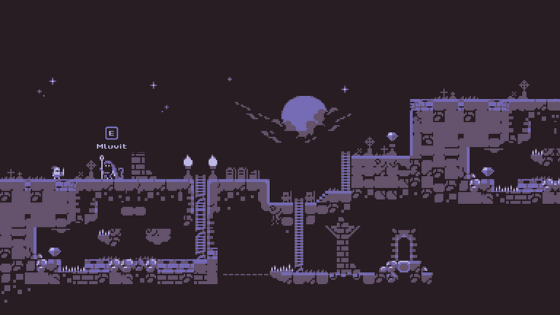 1bit platformer game tileset by pepaparek