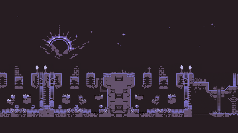 1bit platformer game tileset by pepaparek