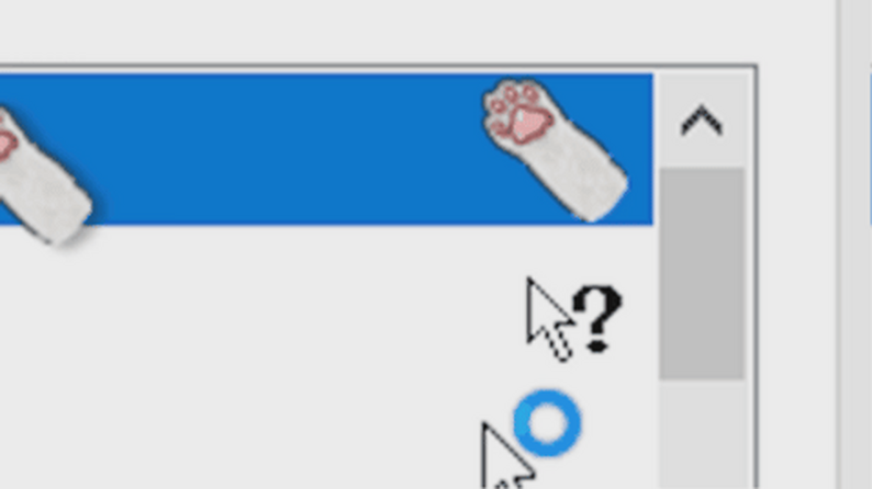 Cat Paw Cursors by Zac