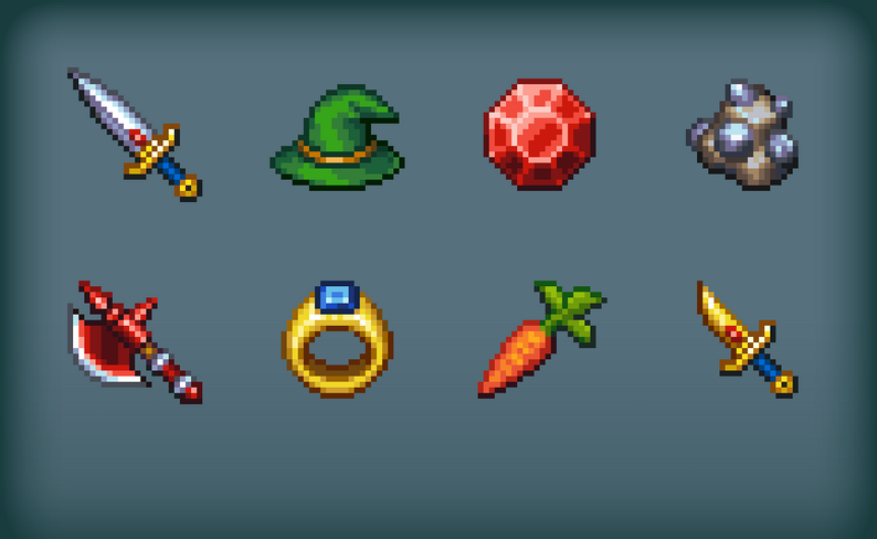 Dusk's Fantasy Icons (24x24) by Dusk Games
