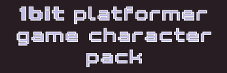 1bit platformer game character pack by pepaparek