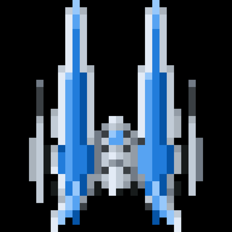 Pixel STG Player Ships Pack by doranarasi