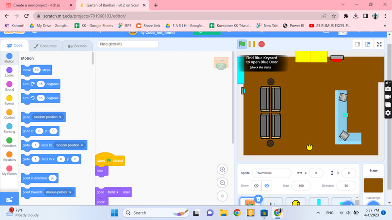 Garten Of Banban (Scratch Version) by Amar Games