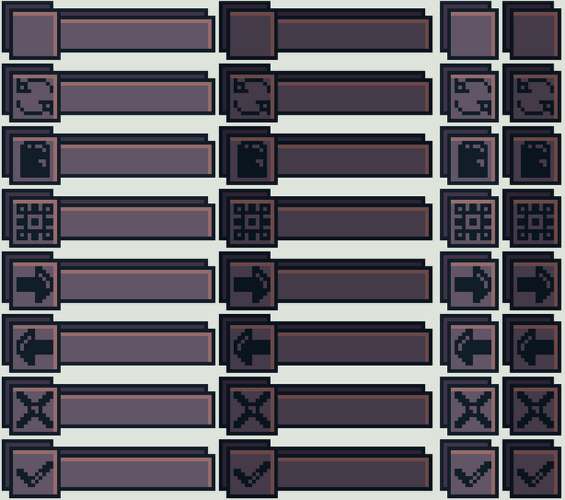 Pixel button pack by PogUTatar by PogUTatar