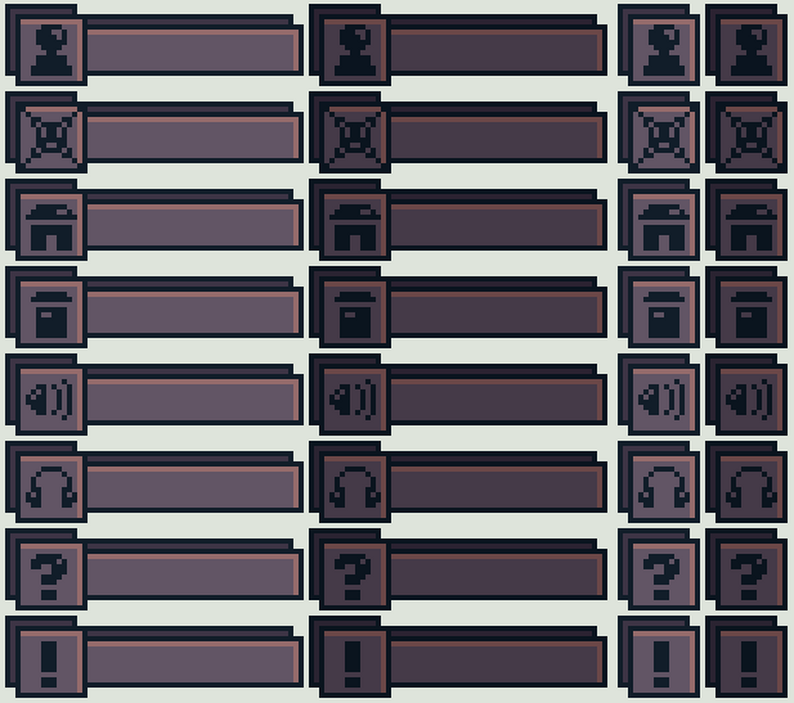 Pixel button pack by PogUTatar by PogUTatar