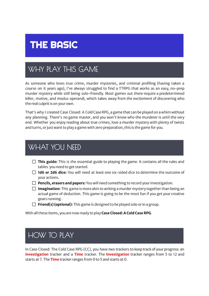 Case Closed - A Cold Case RPG by wym_lawson
