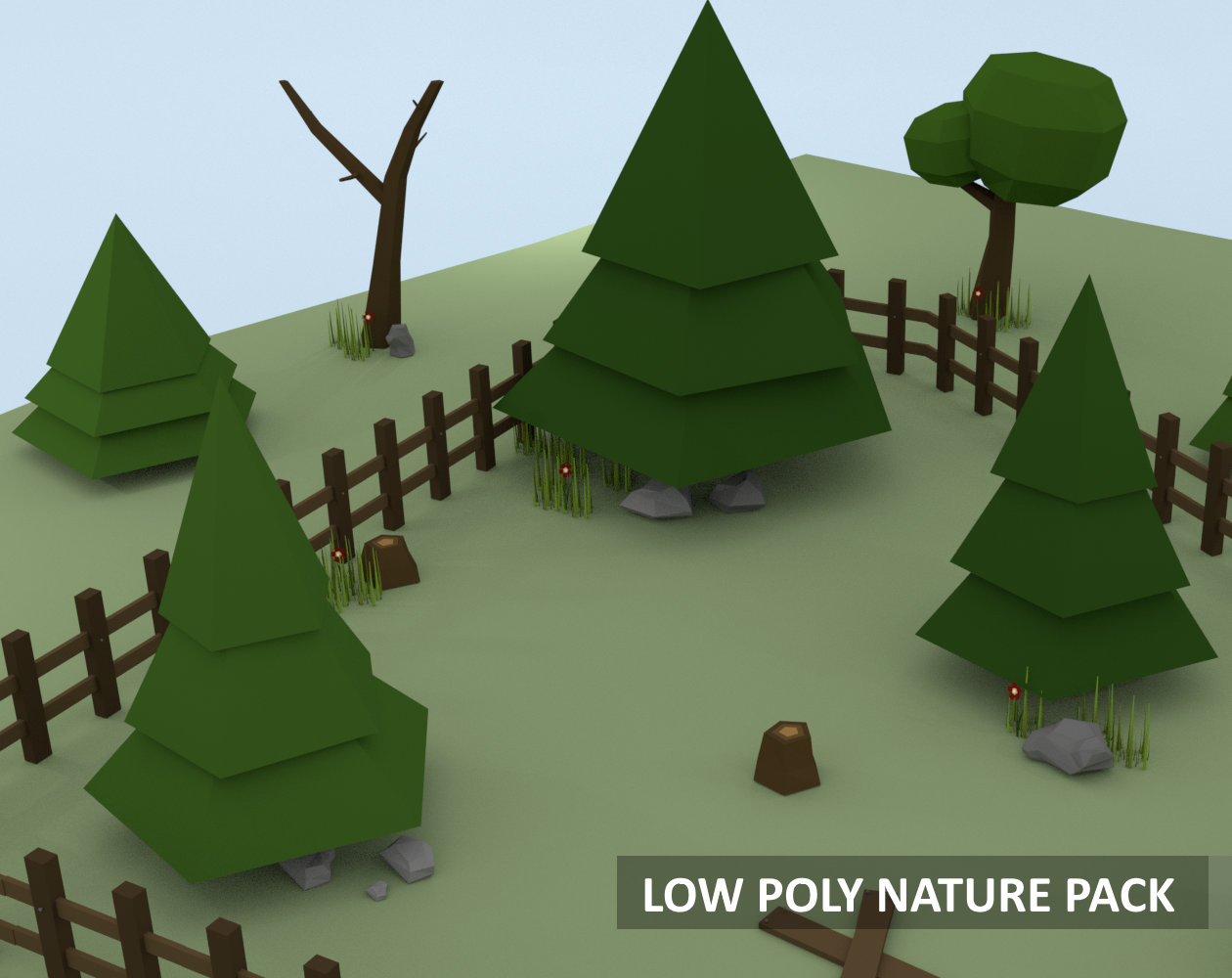 Low Poly Nature Pack by David Jakubec