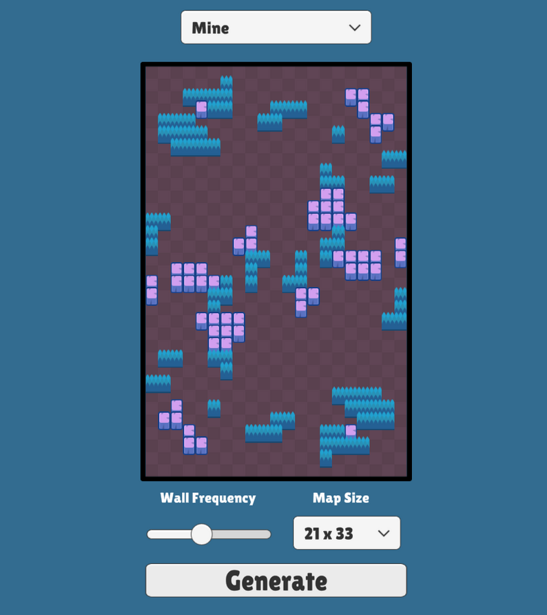 Map Generator for Brawl Stars by Colttt