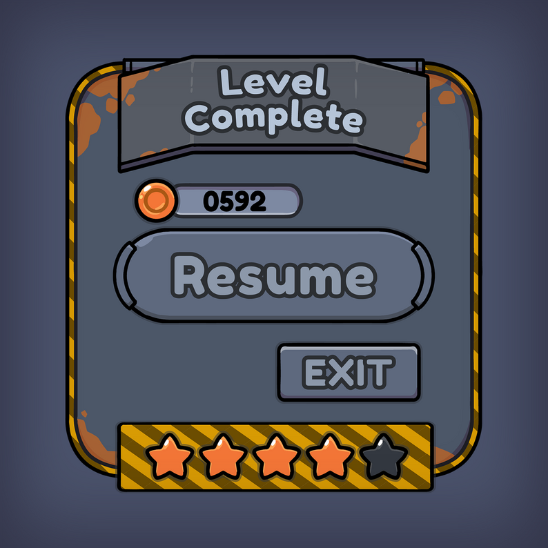 Rusty GUI Bundle (User Interface) by Penzilla