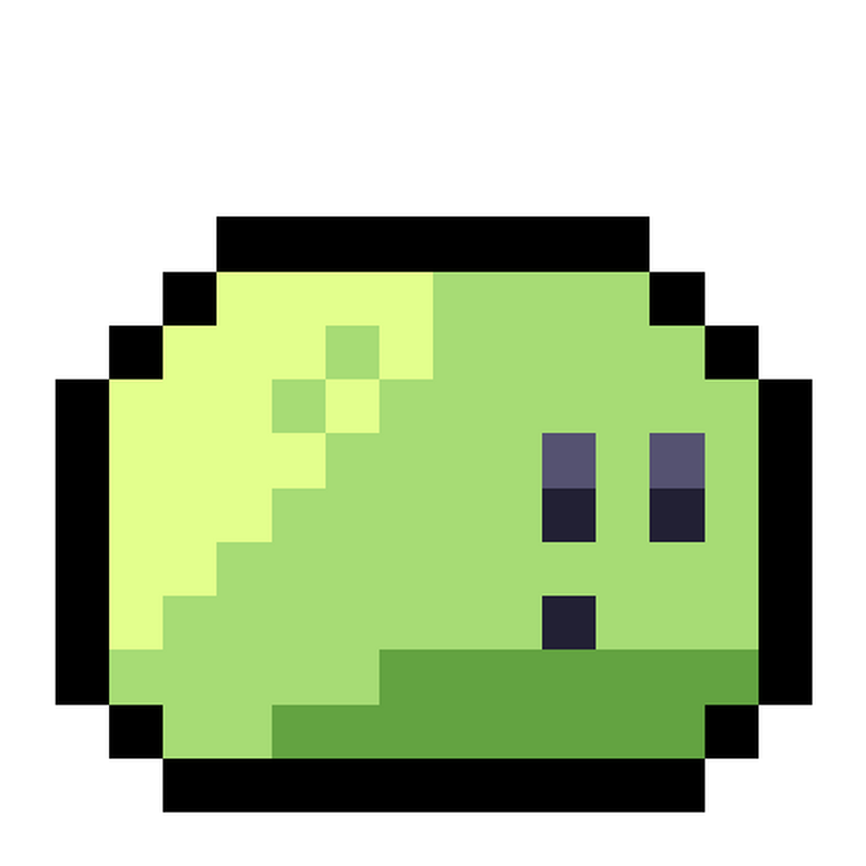 Slime platformer tileset by Lowich