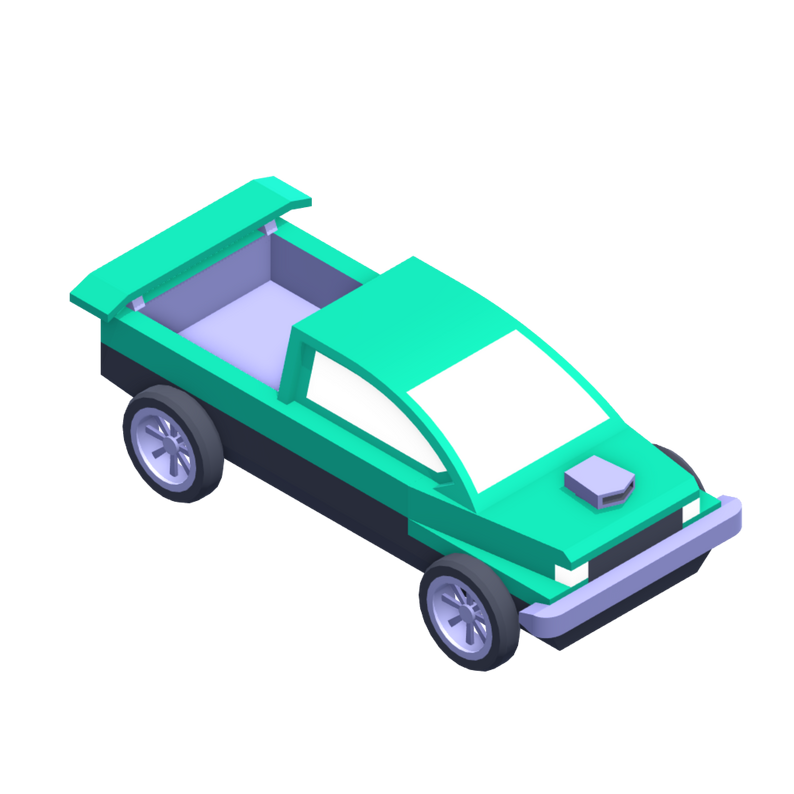 Low Poly Racing Car by Dankoff