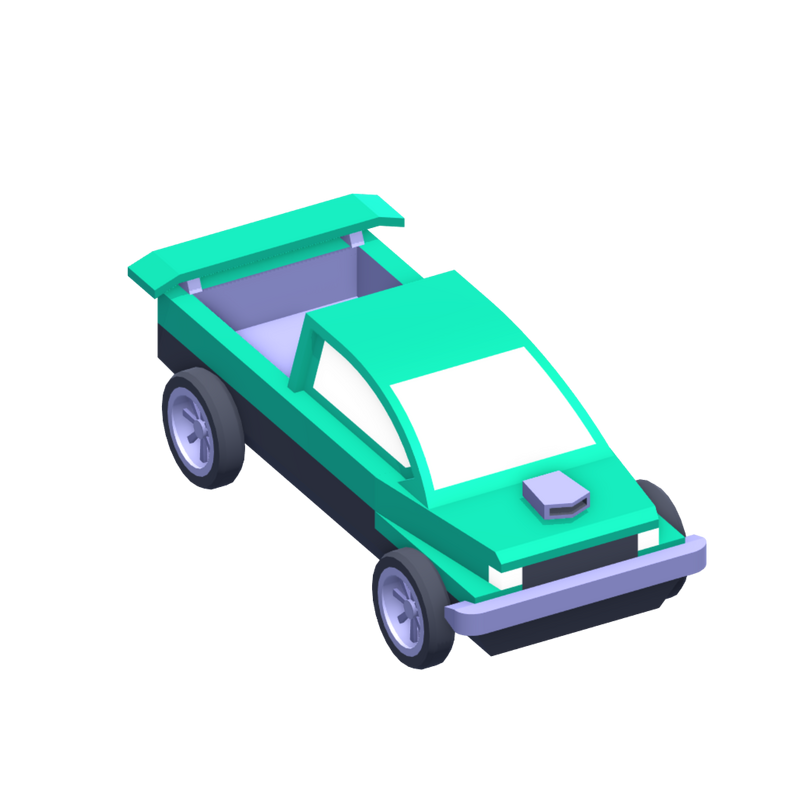 Low Poly Racing Car by Dankoff
