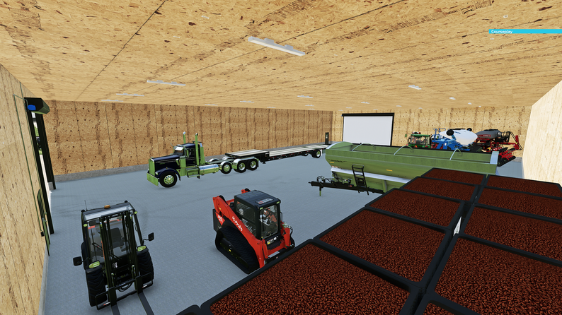 FS22 Placeable Seed Shed by Cunningham Modding