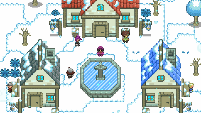 Added Winter Village tileset! - Village Tileset 2 Seasons 16x16 ...