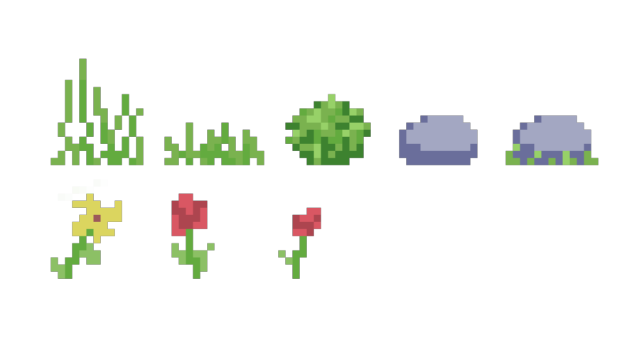 Updated Grass Tile Sheet Pixel Forest Tiles Rpgplatformer Terrain 7103