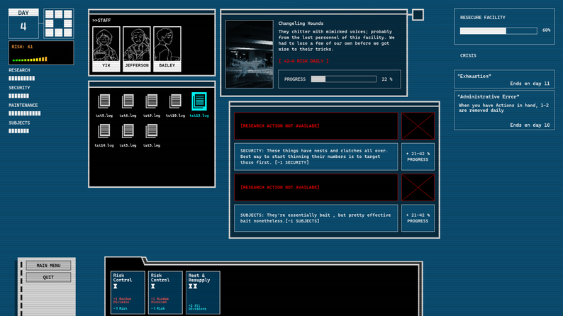 SCP: Site Director Simulator (DEMO) by The Fool's Journey