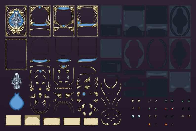 Undead TCG Pixel Art by Free Game Assets (GUI, Sprite, Tilesets)