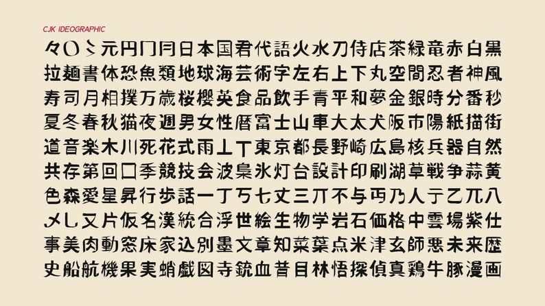 Naganoshi - Free Font by GGBotNet