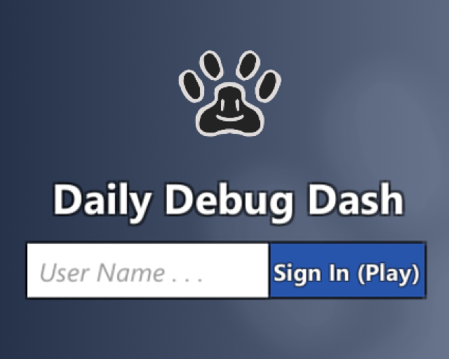 Daily Debug Dash by Elemental Zeal