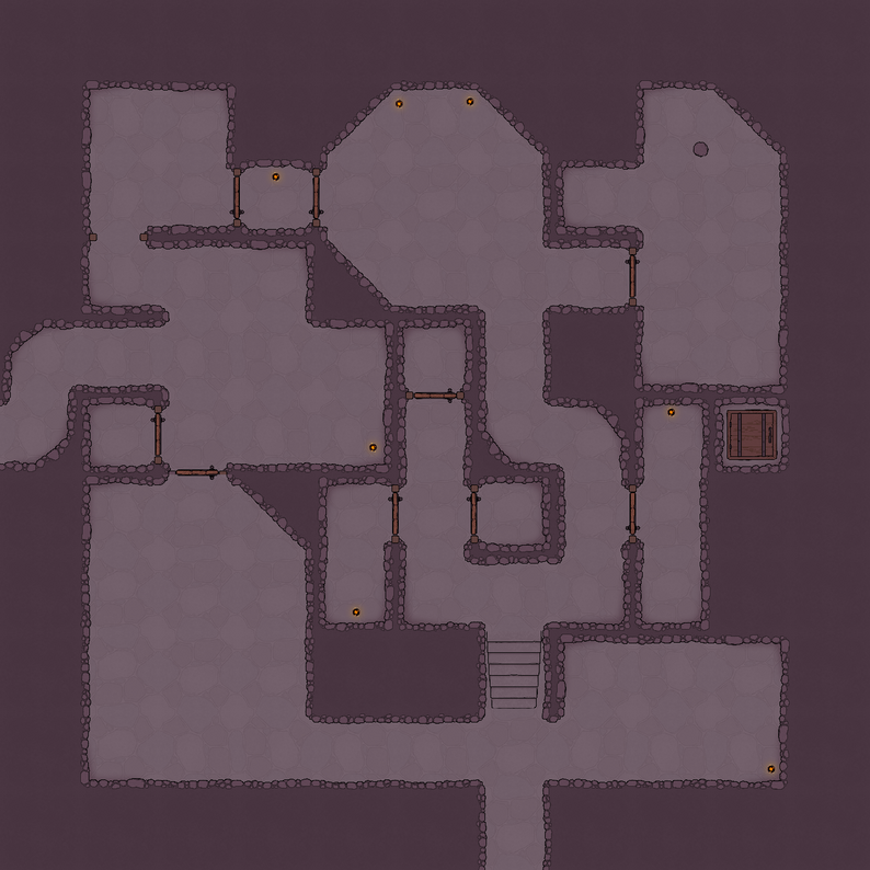 Dungeon Crawler Map Pack (Tileset) by Penzilla
