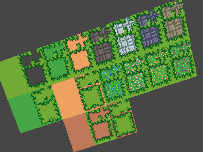 RPG asset tileset - Green Village Valley by FKDemetri
