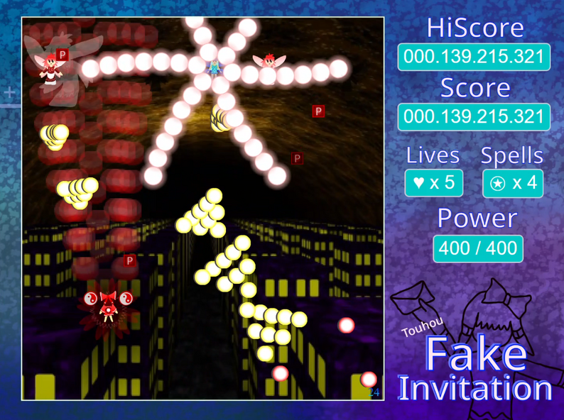 Touhou Fake Invitation by SV