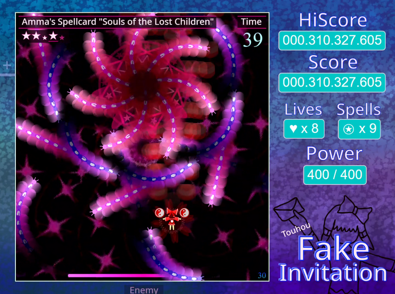 Touhou Fake Invitation by SV