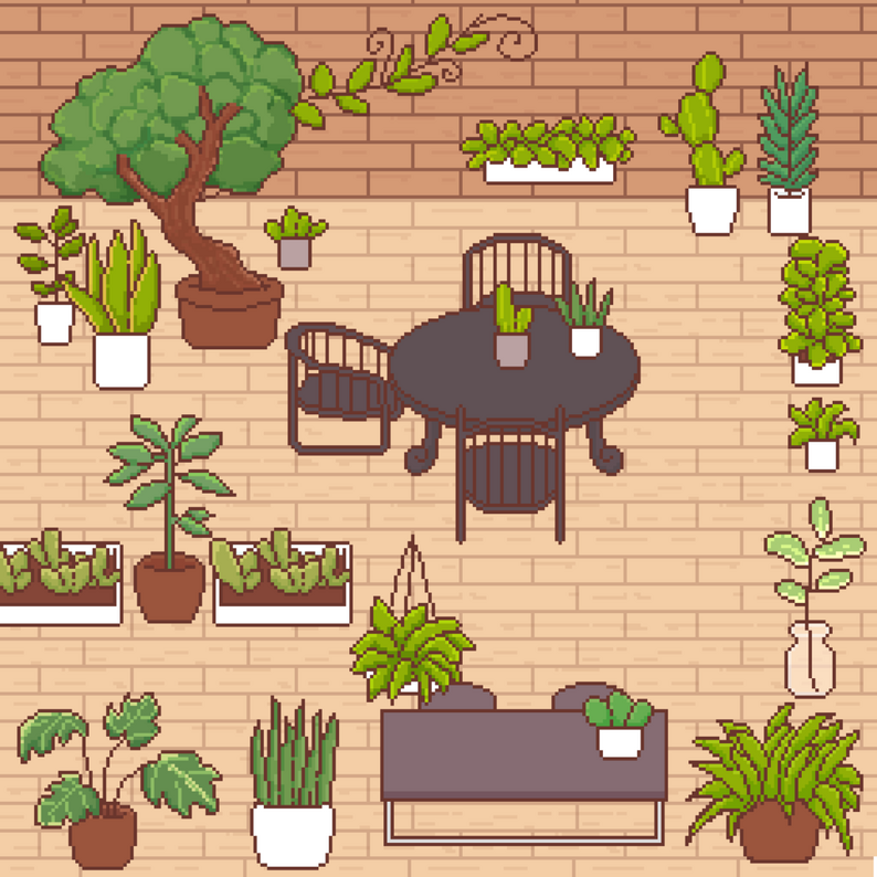 300+ Cafe interiors - Tileset by AbyssalHunter