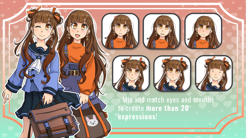Emma - High School Girl Free Visual Novel sprite by Eufasy