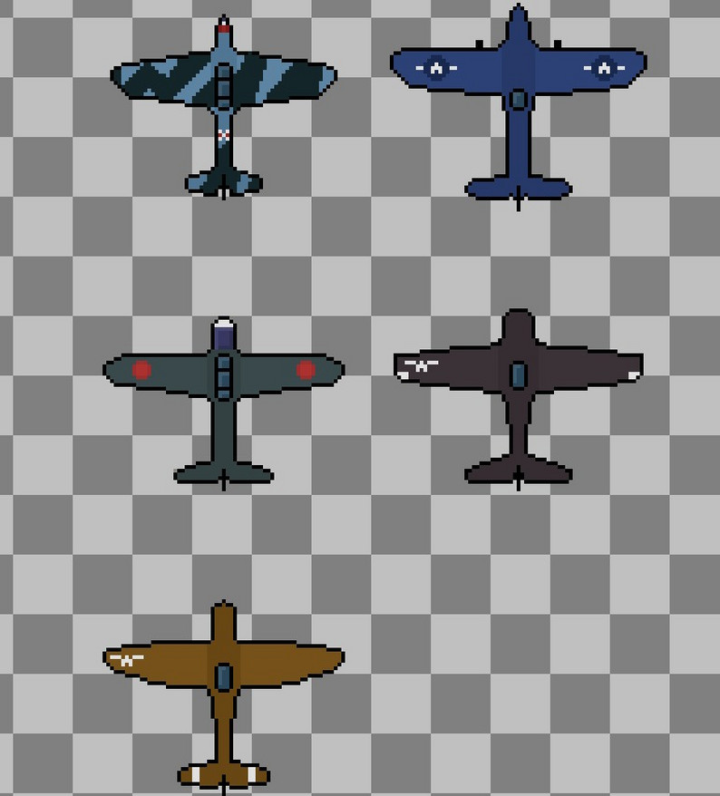 Pixel Planes WW2 (Pack 1) by yugg0