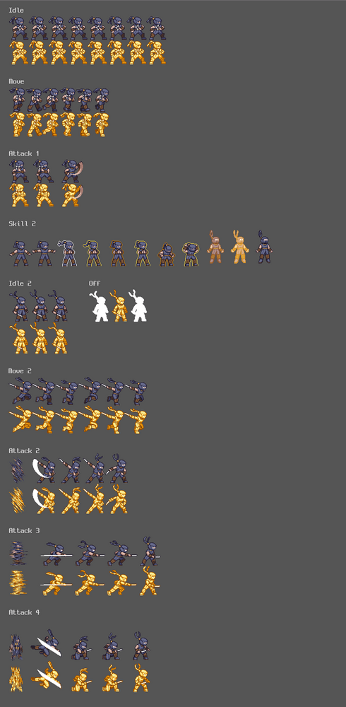 8-Bit Heroes2) Shinobi (M-Ninja) by Sagak Art (Pururu)