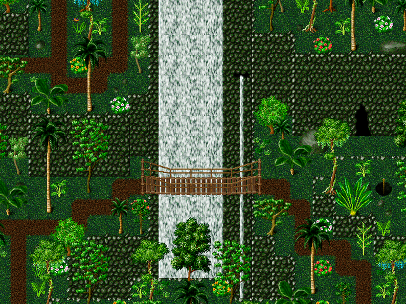 Jungle Tileset [32x32] by Kaz（Kaz Togo/とうごうかず）