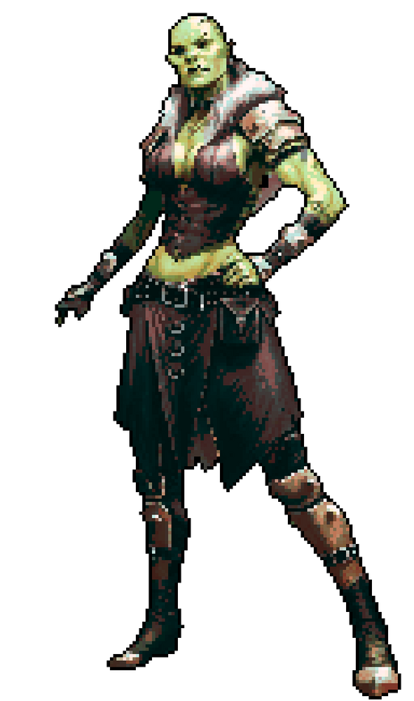 Pixel Art Orc Assets by IDante