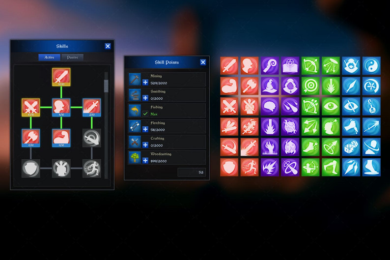 MMORPG Game UI by Renderman