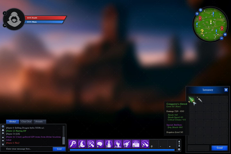 MMORPG Game UI by Renderman