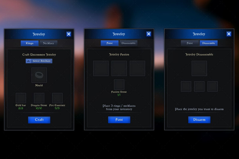 MMORPG Game UI by Renderman