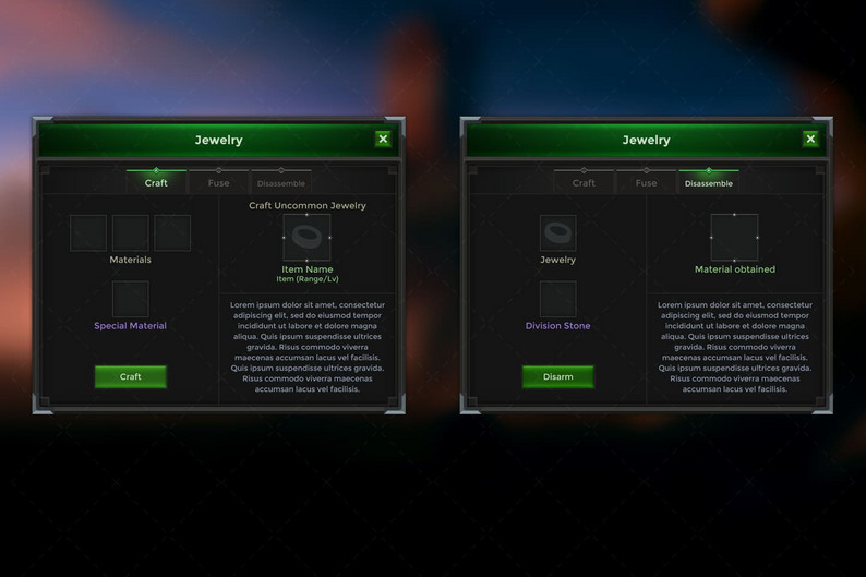MMORPG Game UI 2 by Renderman